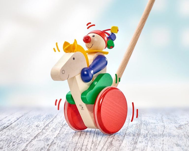 Trotto, push-along toy - Wooden Toys Selecta