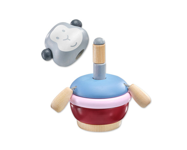 Stacking monkey - Wooden Toys Selecta